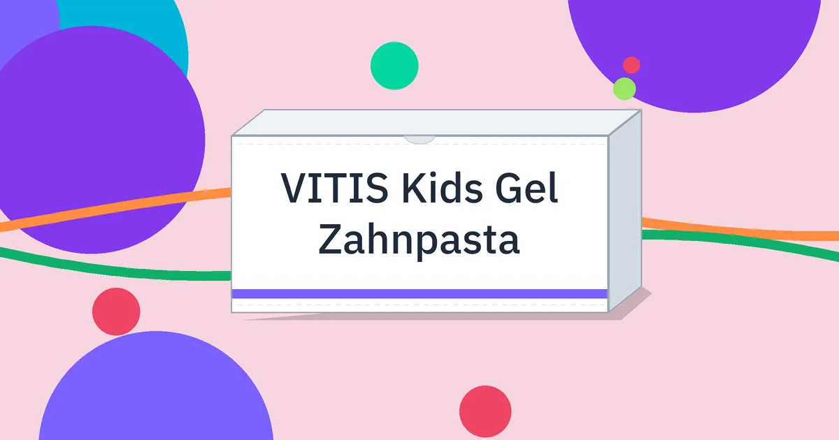 Symbolbild: Packung mit der Aufschrift VITIS Kids Gel Zahnpasta (PZN 14188728) – Verfügbarkeit und Bezug in Apotheken in Frankfurt am Main