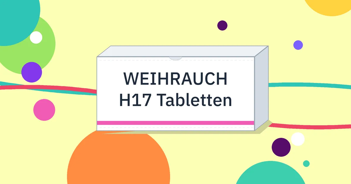 Symbolbild: Packung mit der Aufschrift WEIHRAUCH H17 Tabletten (PZN 18248752) – Verfügbarkeit und Bezug in Apotheken in Frankfurt am Main