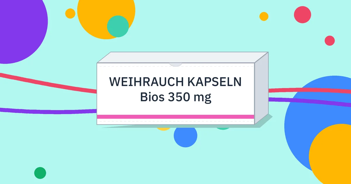 Symbolbild: Packung mit der Aufschrift WEIHRAUCH KAPSELN Bios 350 mg (PZN 06705262) – Verfügbarkeit und Bezug in Apotheken in Frankfurt am Main