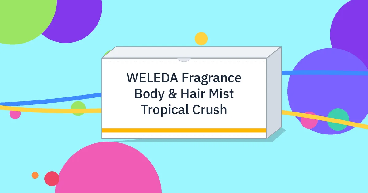 Symbolbild: Packung mit der Aufschrift WELEDA Fragrance Body & Hair Mist Tropical Crush (PZN 20228969) – Verfügbarkeit und Bezug in Apotheken in Frankfurt am Main