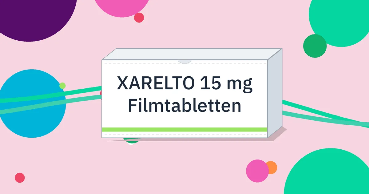 Symbolbild: Packung mit der Aufschrift XARELTO 15 mg Filmtabletten (PZN 10012139) – Verfügbarkeit und Bezug in Apotheken in Frankfurt am Main
