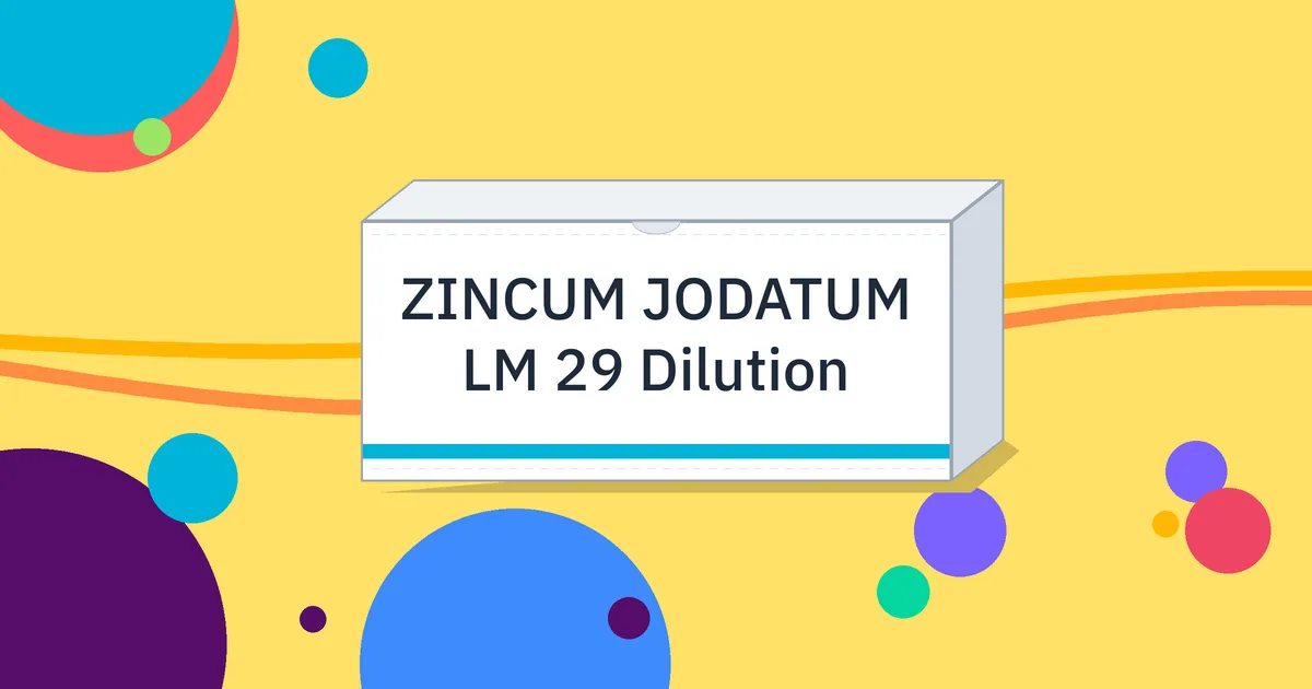 Symbolbild: Packung mit der Aufschrift ZINCUM JODATUM LM 29 Dilution (PZN 13294368) – Verfügbarkeit und Bezug in Apotheken in Frankfurt am Main