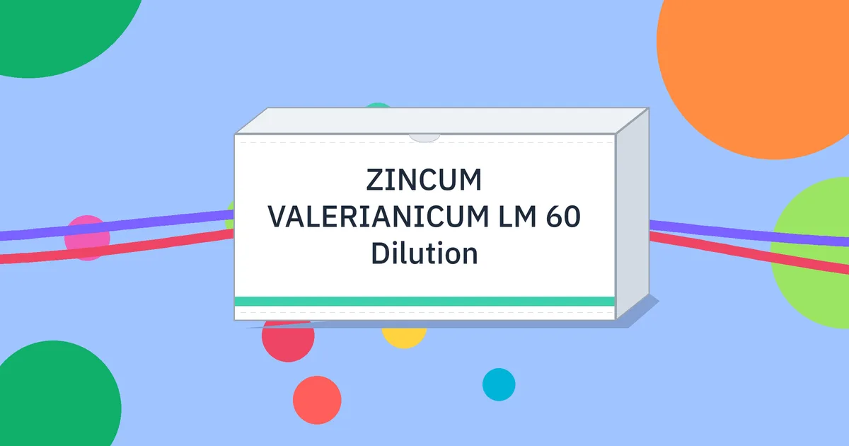 Symbolbild: Packung mit der Aufschrift ZINCUM VALERIANICUM LM 60 Dilution (PZN 13301358) – Verfügbarkeit und Bezug in Apotheken in Frankfurt am Main