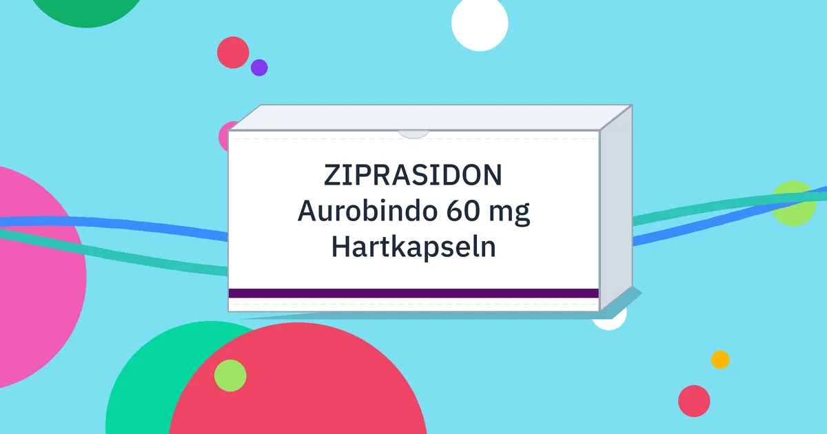 Symbolbild: Packung mit der Aufschrift ZIPRASIDON Aurobindo 60 mg Hartkapseln (PZN 10073247) – Verfügbarkeit und Bezug in Apotheken in Frankfurt am Main