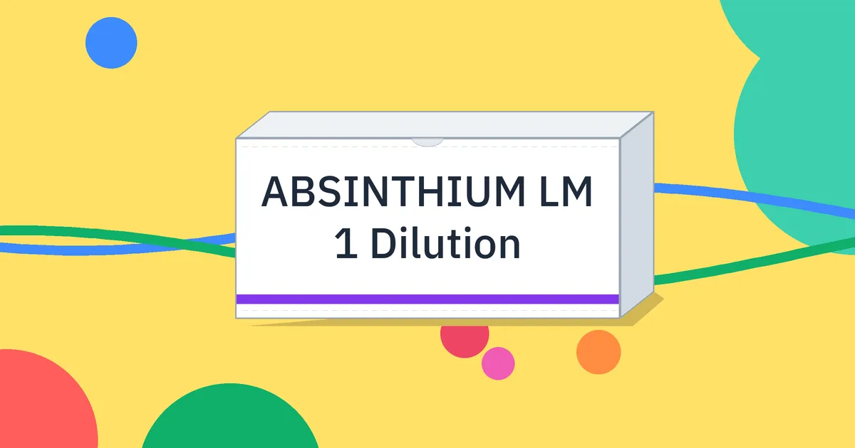 Symbolbild: Packung mit der Aufschrift ABSINTHIUM LM 1 Dilution (PZN 13261096) – Verfügbarkeit und Bezug in Apotheken in Frankfurt am Main