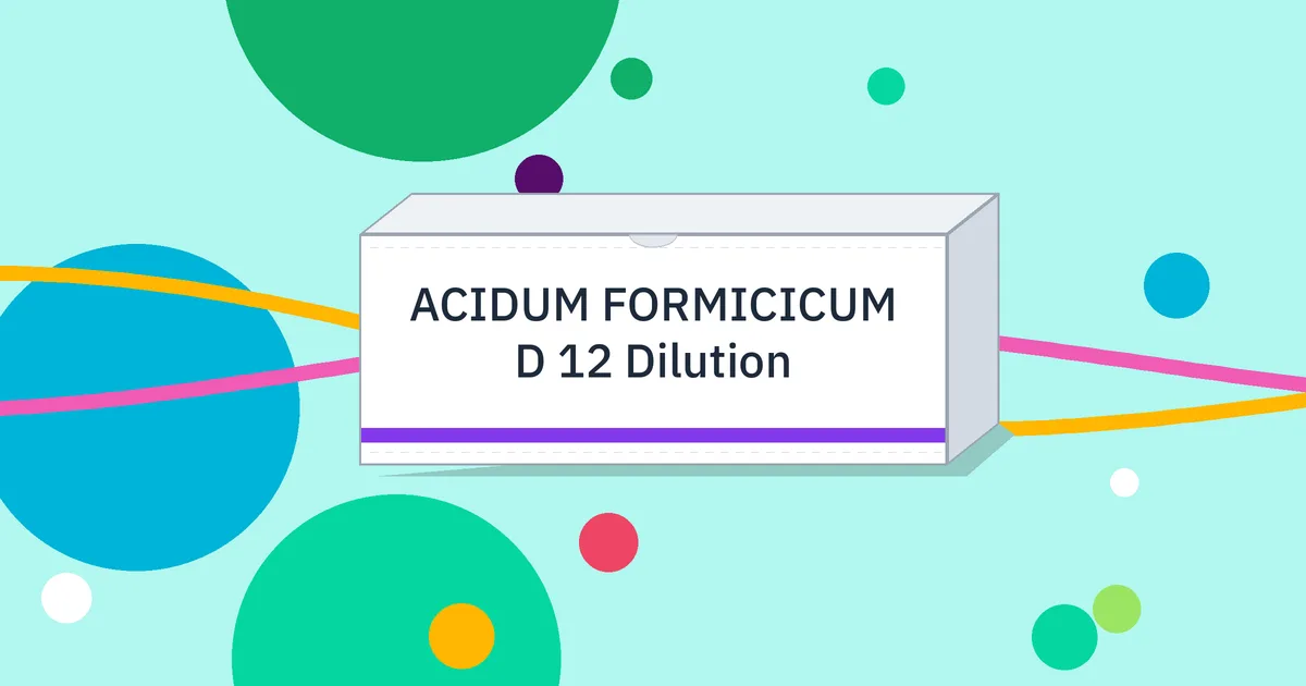 Symbolbild: Packung mit der Aufschrift ACIDUM FORMICICUM D 12 Dilution (PZN 02604713) – Verfügbarkeit und Bezug in Apotheken in Frankfurt am Main