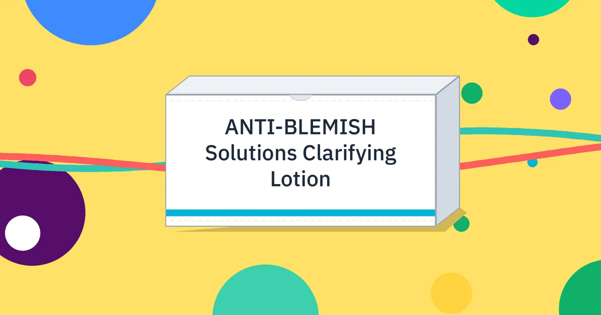 Symbolbild: Packung mit der Aufschrift ANTI-BLEMISH Solutions Clarifying Lotion (PZN 18894475) – Verfügbarkeit und Bezug in Apotheken in Frankfurt am Main