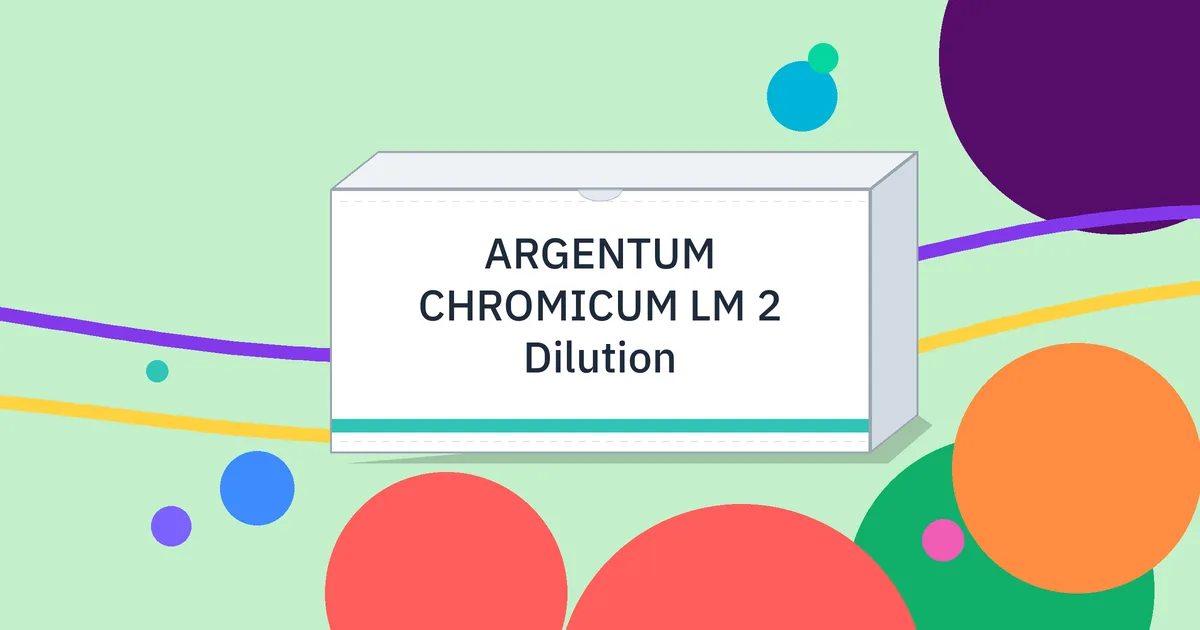 Symbolbild: Packung mit der Aufschrift ARGENTUM CHROMICUM LM 2 Dilution (PZN 13389264) – Verfügbarkeit und Bezug in Apotheken in Frankfurt am Main