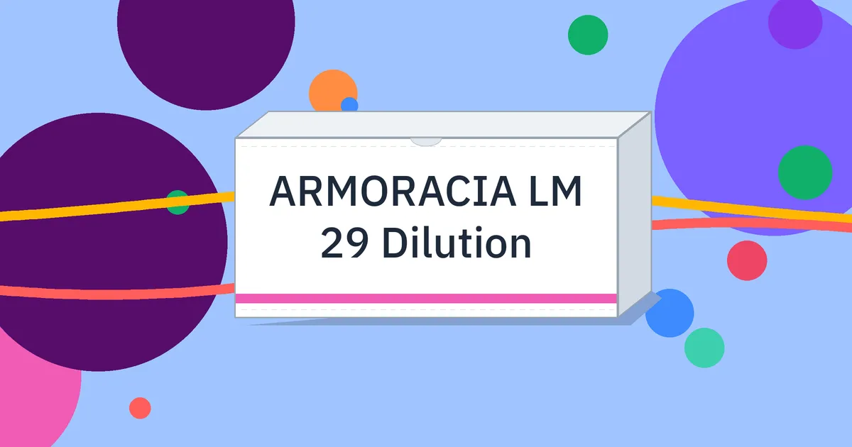 Symbolbild: Packung mit der Aufschrift ARMORACIA LM 29 Dilution (PZN 13393716) – Verfügbarkeit und Bezug in Apotheken in Frankfurt am Main