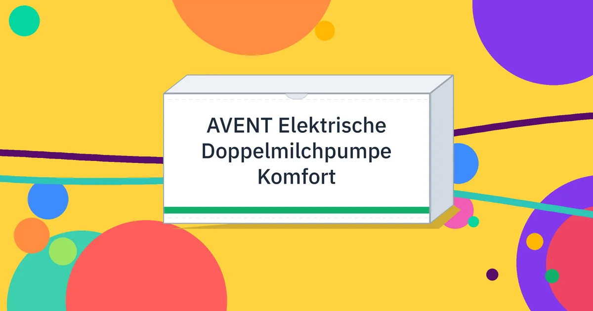 Symbolbild: Packung mit der Aufschrift AVENT Elektrische Doppelmilchpumpe Komfort (PZN 09531035) – Verfügbarkeit und Bezug in Apotheken in Frankfurt am Main