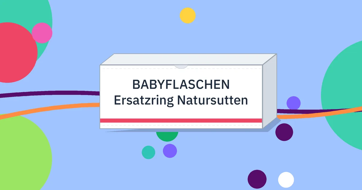 Symbolbild: Packung mit der Aufschrift BABYFLASCHEN Ersatzring Natursutten (PZN 17619123) – Verfügbarkeit und Bezug in Apotheken in Frankfurt am Main