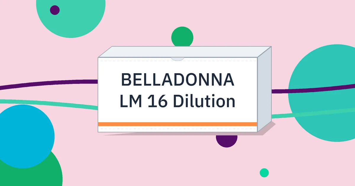 Symbolbild: Packung mit der Aufschrift BELLADONNA LM 16 Dilution (PZN 12791202) – Verfügbarkeit und Bezug in Apotheken in Frankfurt am Main