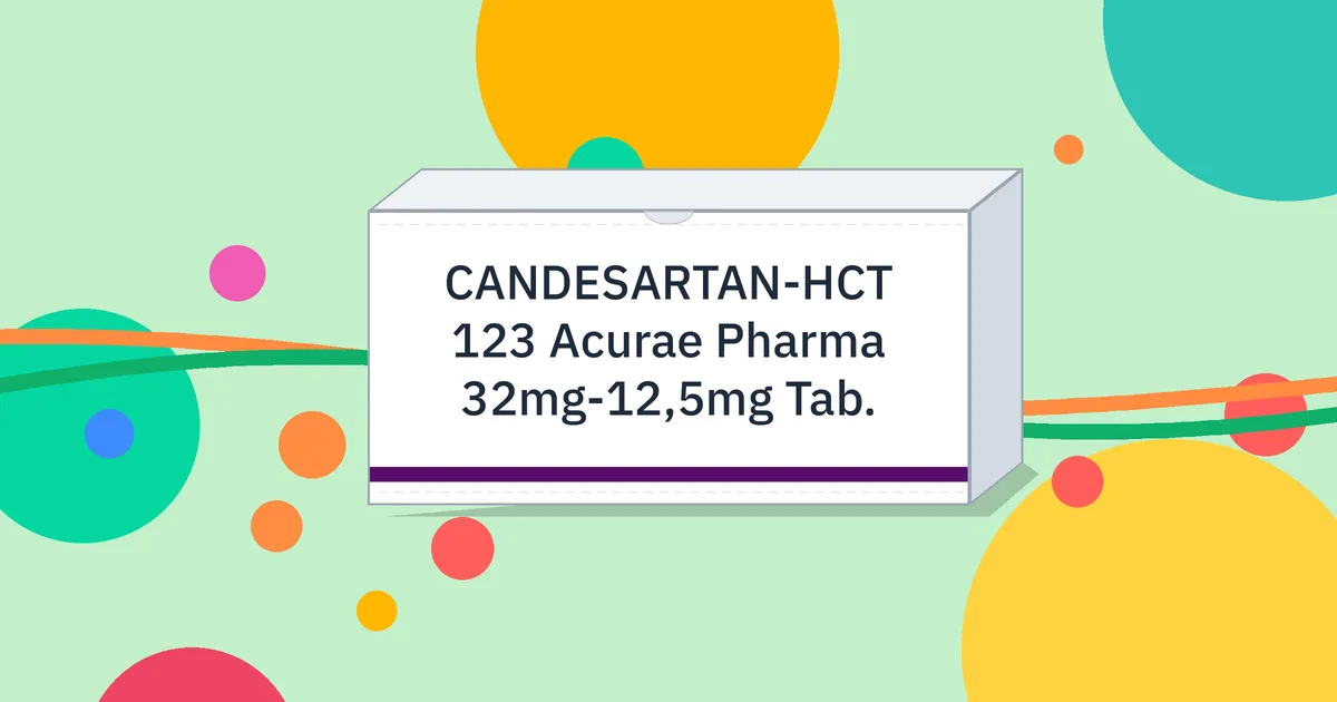 Symbolbild: Packung mit der Aufschrift CANDESARTAN-HCT 123 Acurae Pharma 32mg-12,5mg Tab. (PZN 19835492) – Verfügbarkeit und Bezug in Apotheken in Frankfurt am Main