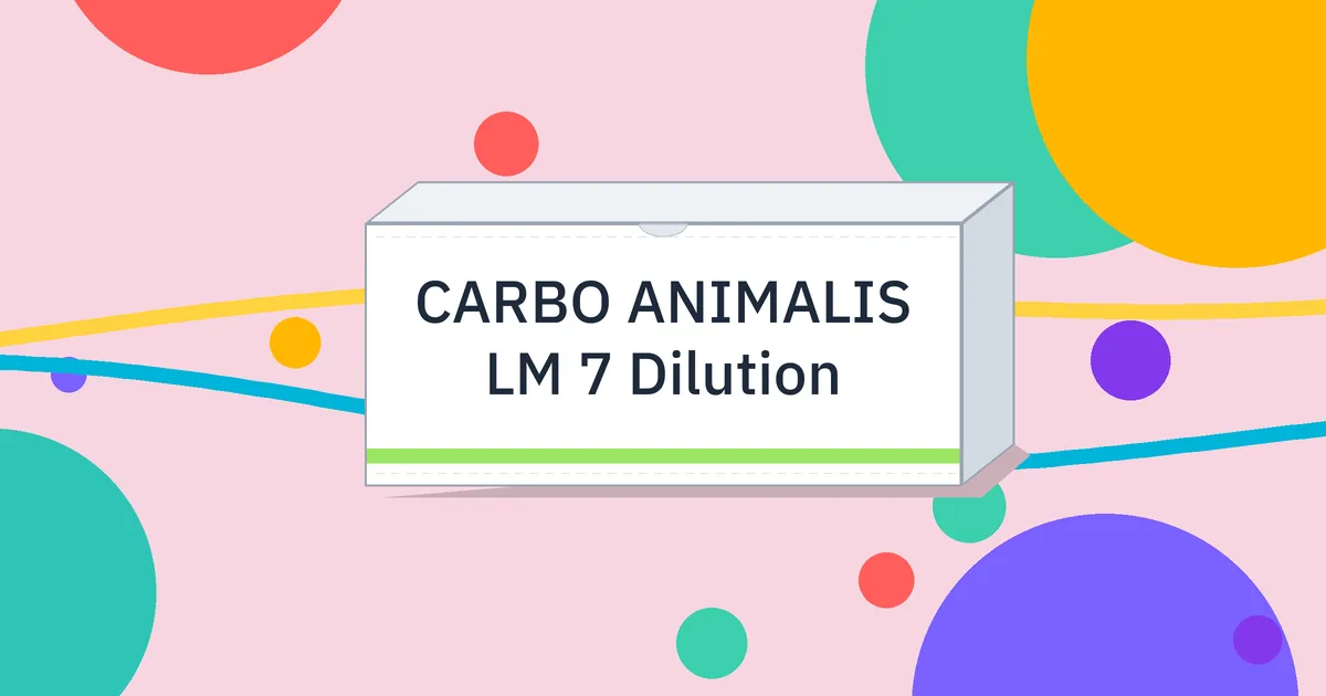 Symbolbild: Packung mit der Aufschrift CARBO ANIMALIS LM 7 Dilution (PZN 12809014) – Verfügbarkeit und Bezug in Apotheken in Frankfurt am Main