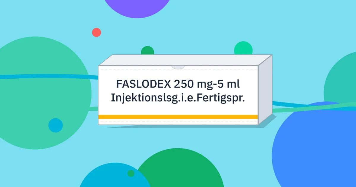 Symbolbild: Packung mit der Aufschrift FASLODEX 250 mg-5 ml Injektionslsg.i.e.Fertigspr. (PZN 12602572) – Verfügbarkeit und Bezug in Apotheken in Frankfurt am Main