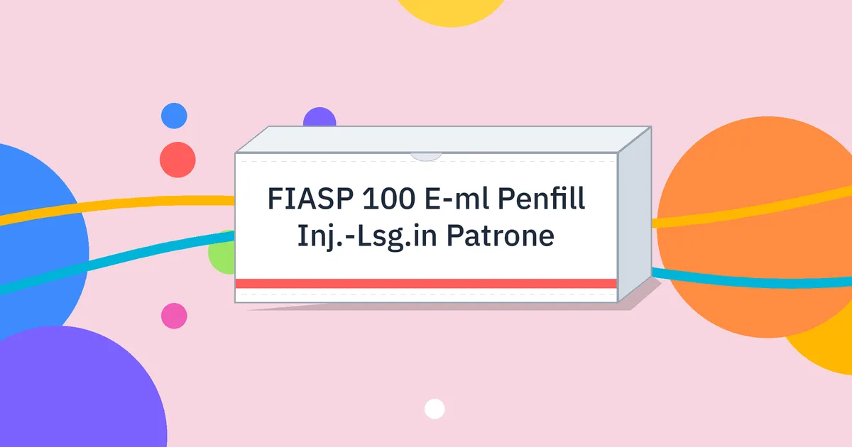 Symbolbild: Packung mit der Aufschrift FIASP 100 E-ml Penfill Inj.-Lsg.in Patrone (PZN 18858700) – Verfügbarkeit und Bezug in Apotheken in Frankfurt am Main