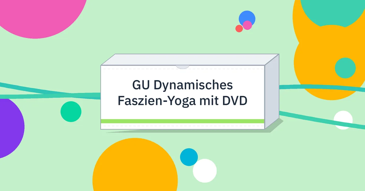 Symbolbild: Packung mit der Aufschrift GU Dynamisches Faszien-Yoga mit DVD (PZN 11600536) – Verfügbarkeit und Bezug in Apotheken in Frankfurt am Main