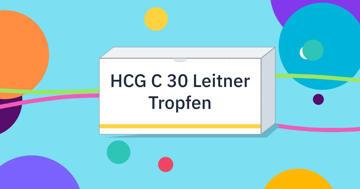 Symbolbild: Packung mit der Aufschrift HCG C 30 Leitner Tropfen (PZN 18088461) – Verfügbarkeit und Bezug in Apotheken in Frankfurt am Main