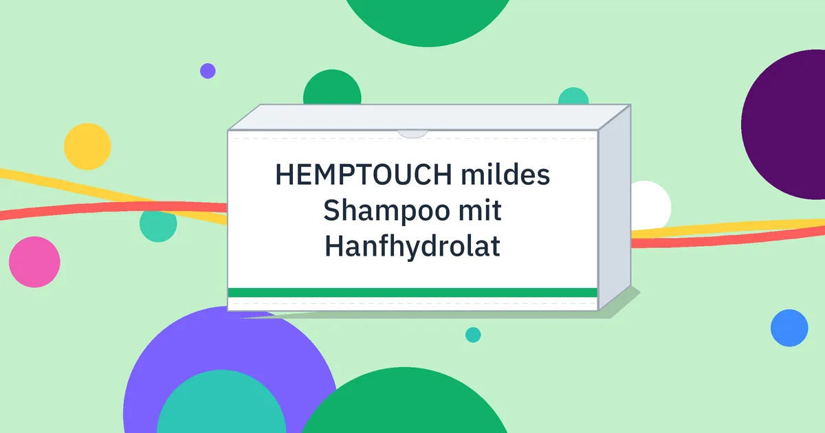 Symbolbild: Packung mit der Aufschrift HEMPTOUCH mildes Shampoo mit Hanfhydrolat (PZN 17304135) – Verfügbarkeit und Bezug in Apotheken in Frankfurt am Main