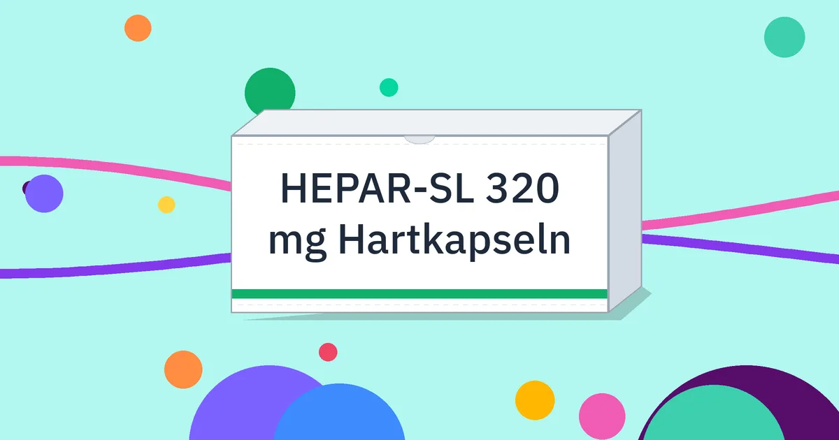 Symbolbild: Packung mit der Aufschrift HEPAR-SL 320 mg Hartkapseln (PZN 09530449) – Verfügbarkeit und Bezug in Apotheken in Frankfurt am Main
