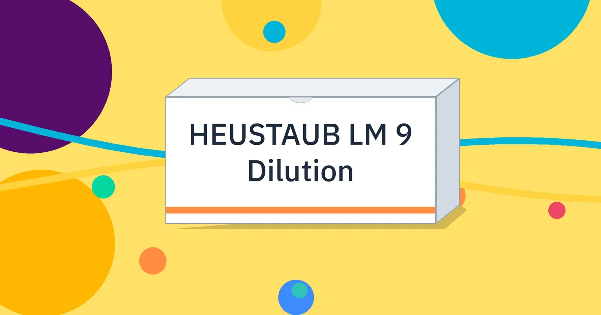 Symbolbild: Packung mit der Aufschrift HEUSTAUB LM 9 Dilution (PZN 12888309) – Verfügbarkeit und Bezug in Apotheken in Frankfurt am Main