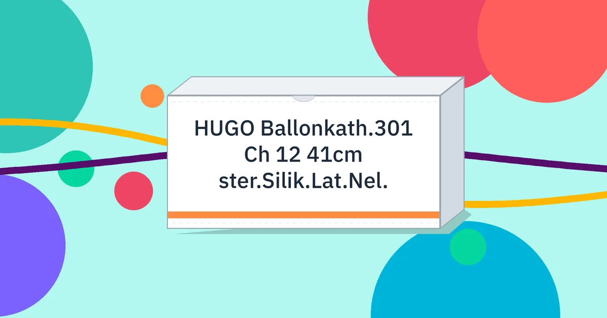 Symbolbild: Packung mit der Aufschrift HUGO Ballonkath.301 Ch 12 41cm ster.Silik.Lat.Nel. (PZN 01398855) – Verfügbarkeit und Bezug in Apotheken in Frankfurt am Main