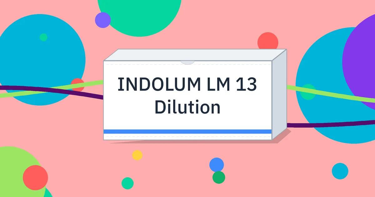 Symbolbild: Packung mit der Aufschrift INDOLUM LM 13 Dilution (PZN 13560019) – Verfügbarkeit und Bezug in Apotheken in Frankfurt am Main