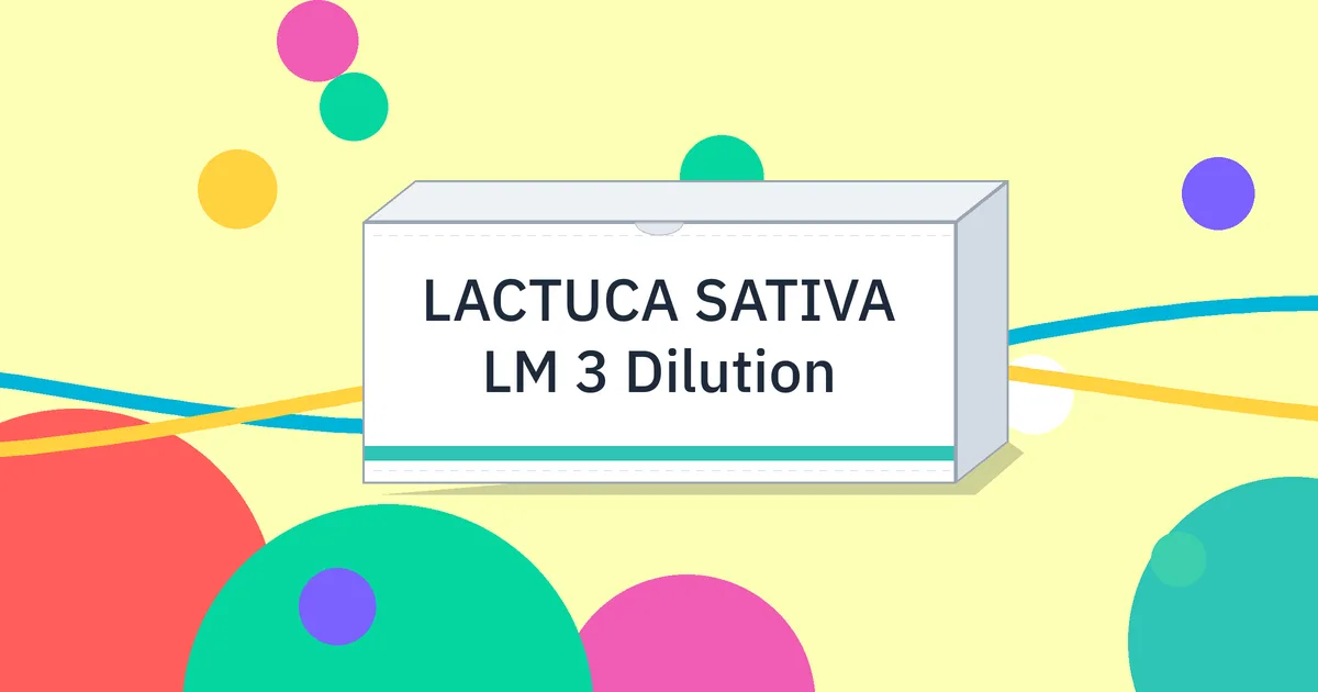 Symbolbild: Packung mit der Aufschrift LACTUCA SATIVA LM 3 Dilution (PZN 13521143) – Verfügbarkeit und Bezug in Apotheken in Frankfurt am Main