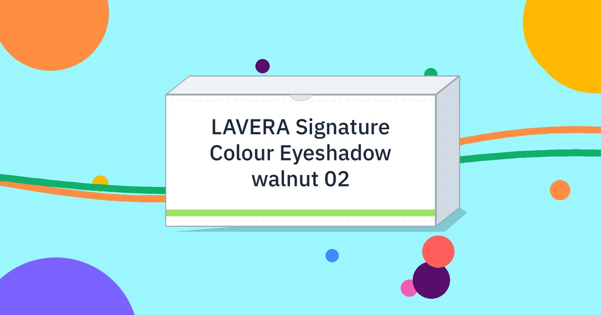 Symbolbild: Packung mit der Aufschrift LAVERA Signature Colour Eyeshadow walnut 02 (PZN 17828387) – Verfügbarkeit und Bezug in Apotheken in Frankfurt am Main