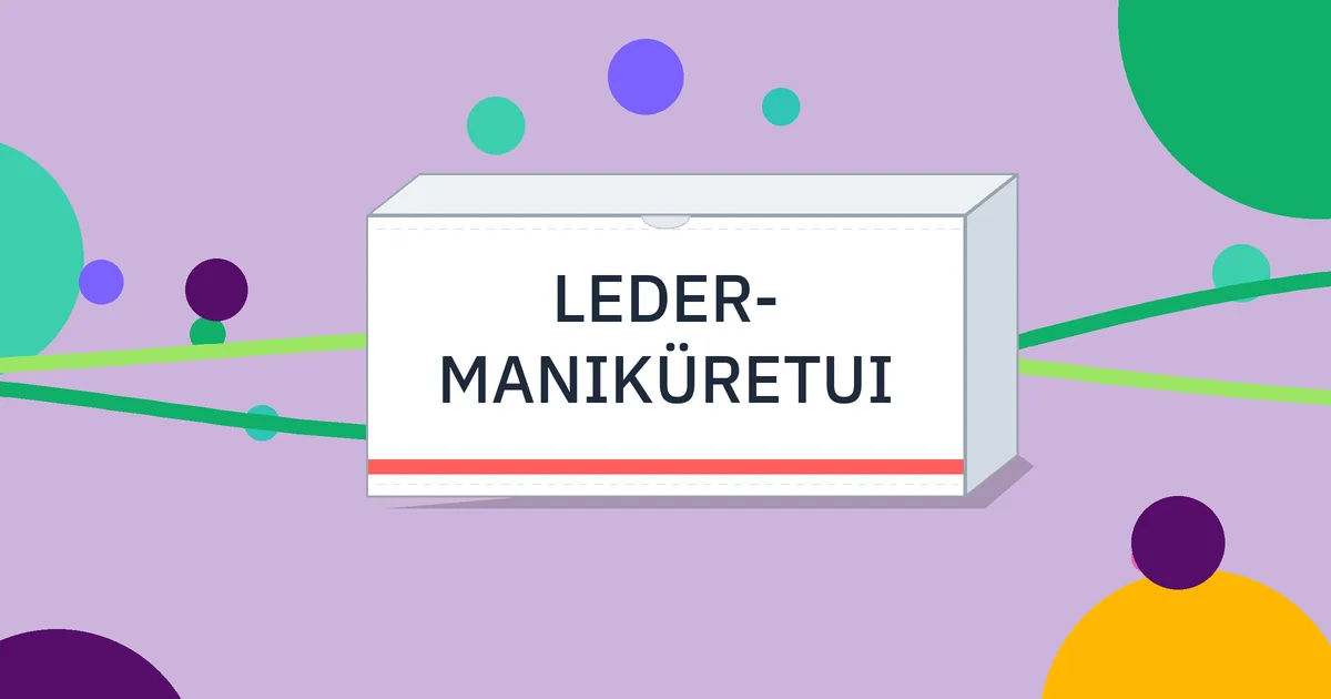 Symbolbild: Packung mit der Aufschrift LEDER-MANIKÜRETUI (PZN 15632160) – Verfügbarkeit und Bezug in Apotheken in Frankfurt am Main
