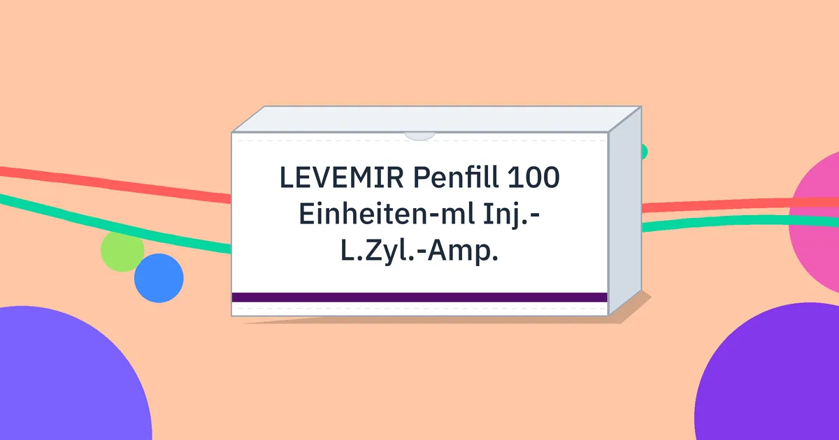 Symbolbild: Packung mit der Aufschrift LEVEMIR Penfill 100 Einheiten-ml Inj.-L.Zyl.-Amp. (PZN 17860072) – Verfügbarkeit und Bezug in Apotheken in Frankfurt am Main