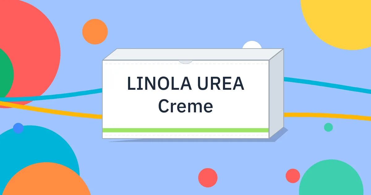 Symbolbild: Packung mit der Aufschrift LINOLA UREA Creme (PZN 04222849) – Verfügbarkeit und Bezug in Apotheken in Frankfurt am Main