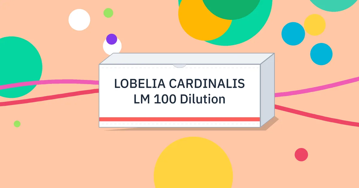 Symbolbild: Packung mit der Aufschrift LOBELIA CARDINALIS LM 100 Dilution (PZN 13533198) – Verfügbarkeit und Bezug in Apotheken in Frankfurt am Main