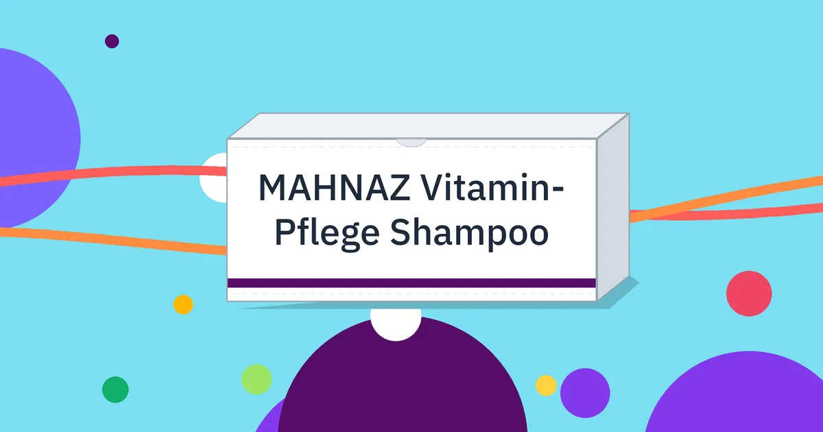 Symbolbild: Packung mit der Aufschrift MAHNAZ Vitamin-Pflege Shampoo (PZN 10314254) – Verfügbarkeit und Bezug in Apotheken in Frankfurt am Main