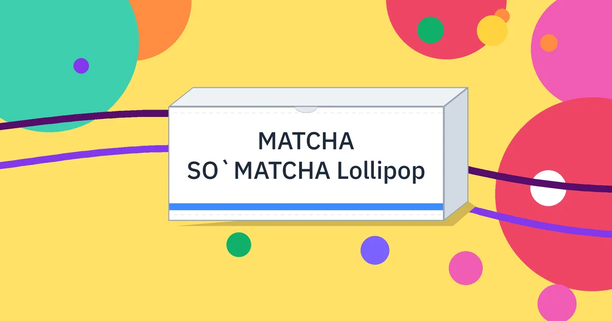 Symbolbild: Packung mit der Aufschrift MATCHA SO`MATCHA Lollipop (PZN 13577646) – Verfügbarkeit und Bezug in Apotheken in Frankfurt am Main