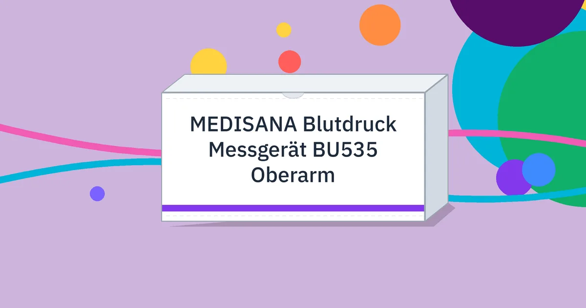 Symbolbild: Packung mit der Aufschrift MEDISANA Blutdruck Messgerät BU535 Oberarm (PZN 17525735) – Verfügbarkeit und Bezug in Apotheken in Frankfurt am Main