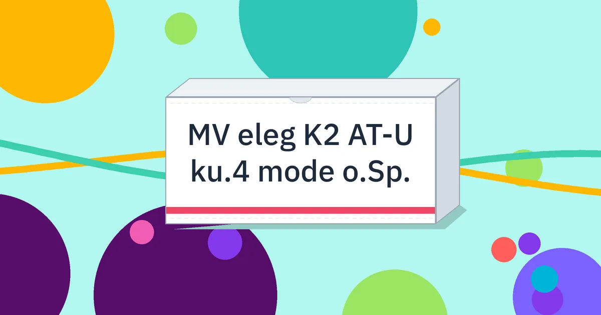 Symbolbild: Packung mit der Aufschrift MV eleg K2 AT-U ku.4 mode o.Sp. (PZN 00314922) – Verfügbarkeit und Bezug in Apotheken in Frankfurt am Main