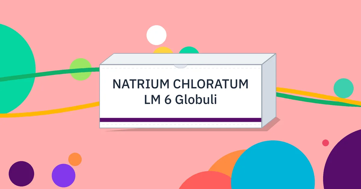 Symbolbild: Packung mit der Aufschrift NATRIUM CHLORATUM LM 6 Globuli (PZN 16163388) – Verfügbarkeit und Bezug in Apotheken in Frankfurt am Main