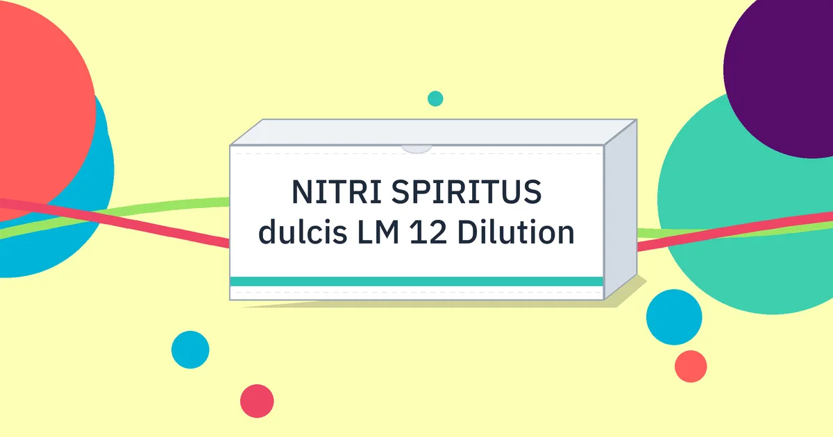Symbolbild: Packung mit der Aufschrift NITRI SPIRITUS dulcis LM 12 Dilution (PZN 13619592) – Verfügbarkeit und Bezug in Apotheken in Frankfurt am Main