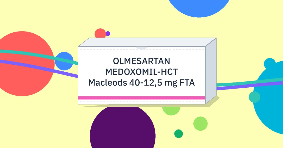 Symbolbild: Packung mit der Aufschrift OLMESARTAN MEDOXOMIL-HCT Macleods 40-12,5 mg FTA (PZN 20107881) – Verfügbarkeit und Bezug in Apotheken in Frankfurt am Main