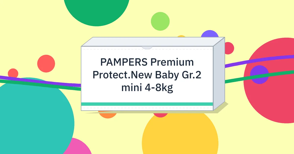 Symbolbild: Packung mit der Aufschrift PAMPERS Premium Protect.New Baby Gr.2 mini 4-8kg (PZN 19752470) – Verfügbarkeit und Bezug in Apotheken in Frankfurt am Main