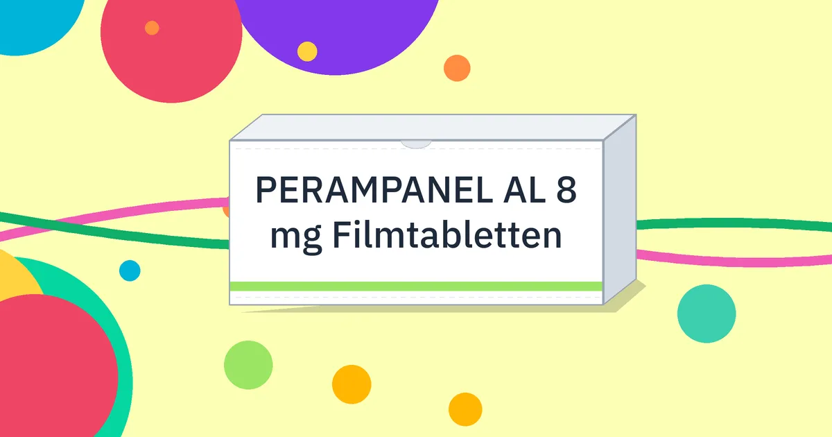 Symbolbild: Packung mit der Aufschrift PERAMPANEL AL 8 mg Filmtabletten (PZN 20139697) – Verfügbarkeit und Bezug in Apotheken in Frankfurt am Main