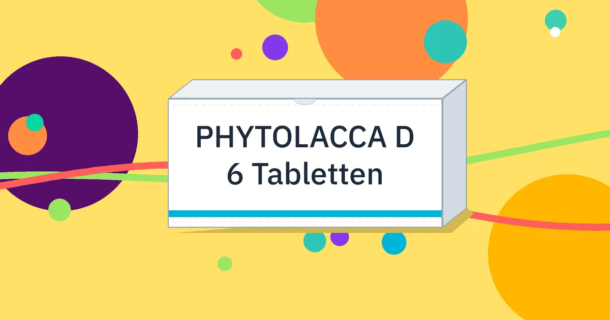 Symbolbild: Packung mit der Aufschrift PHYTOLACCA D 6 Tabletten (PZN 02104270) – Verfügbarkeit und Bezug in Apotheken in Frankfurt am Main