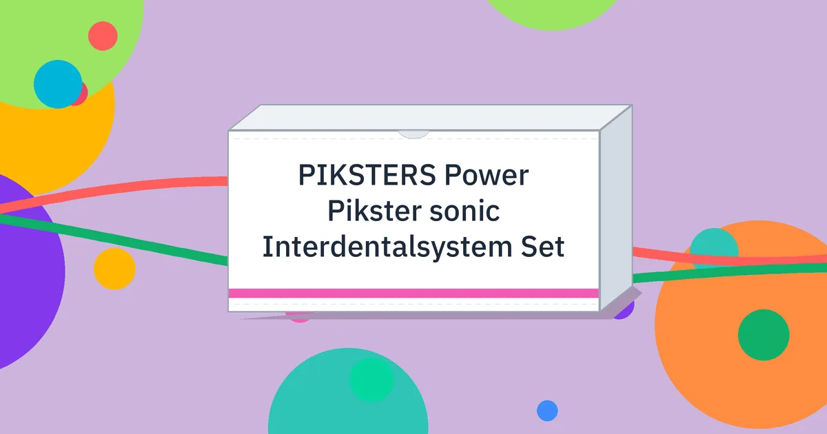 Symbolbild: Packung mit der Aufschrift PIKSTERS Power Pikster sonic Interdentalsystem Set (PZN 17593435) – Verfügbarkeit und Bezug in Apotheken in Frankfurt am Main