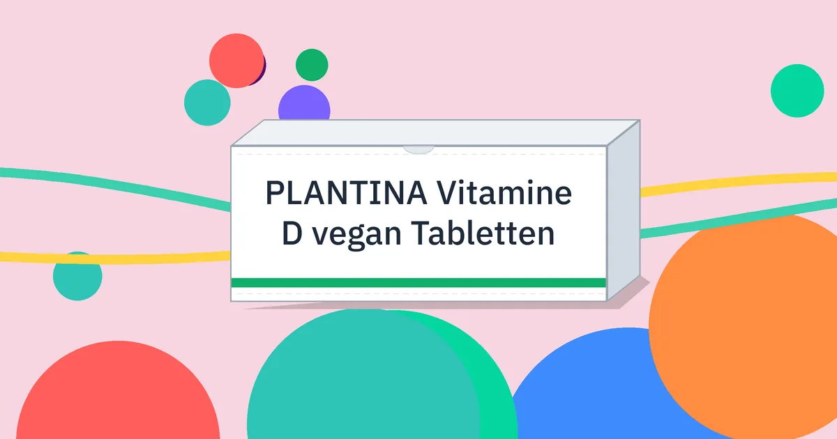 Symbolbild: Packung mit der Aufschrift PLANTINA Vitamine D vegan Tabletten (PZN 17216187) – Verfügbarkeit und Bezug in Apotheken in Frankfurt am Main