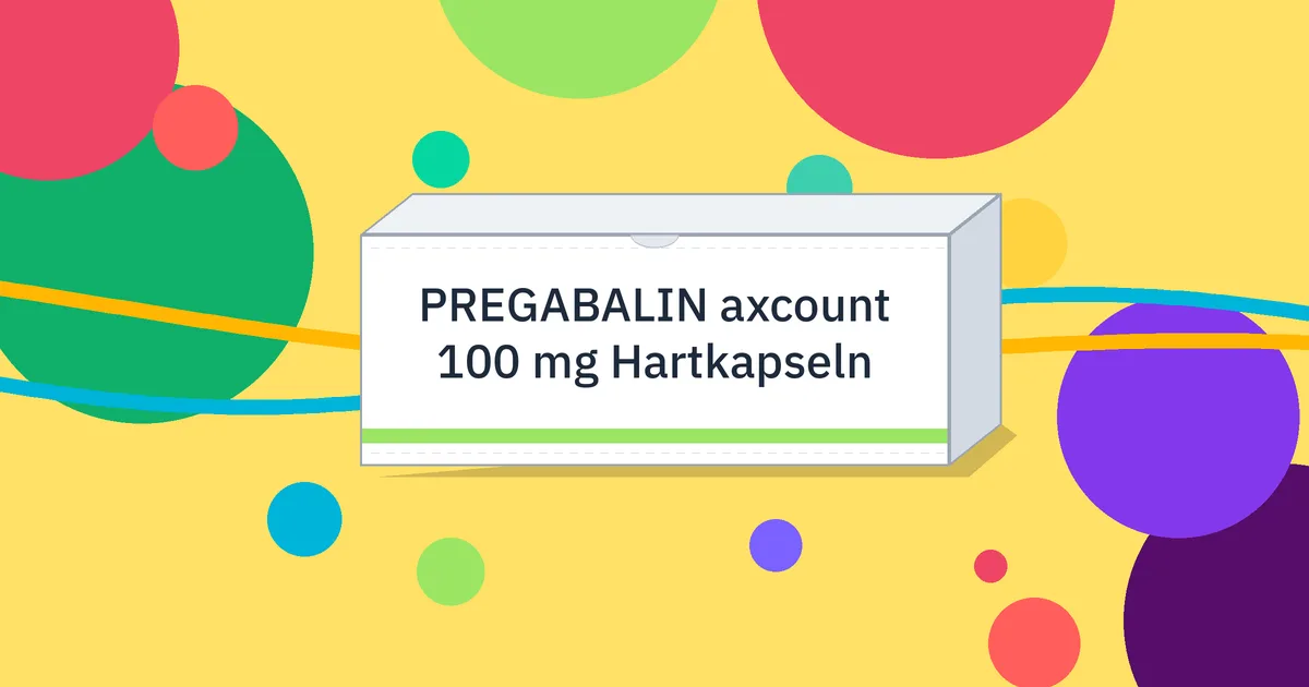 Symbolbild: Packung mit der Aufschrift PREGABALIN axcount 100 mg Hartkapseln (PZN 16360611) – Verfügbarkeit und Bezug in Apotheken in Frankfurt am Main