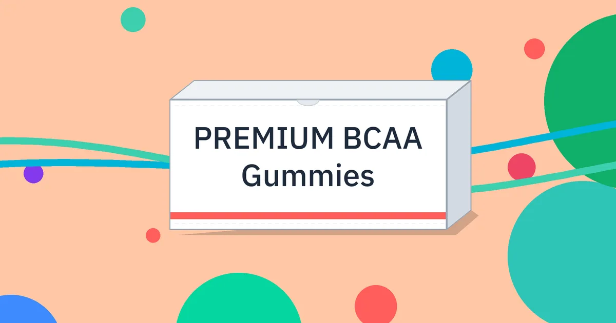 Symbolbild: Packung mit der Aufschrift PREMIUM BCAA Gummies (PZN 18825988) – Verfügbarkeit und Bezug in Apotheken in Frankfurt am Main