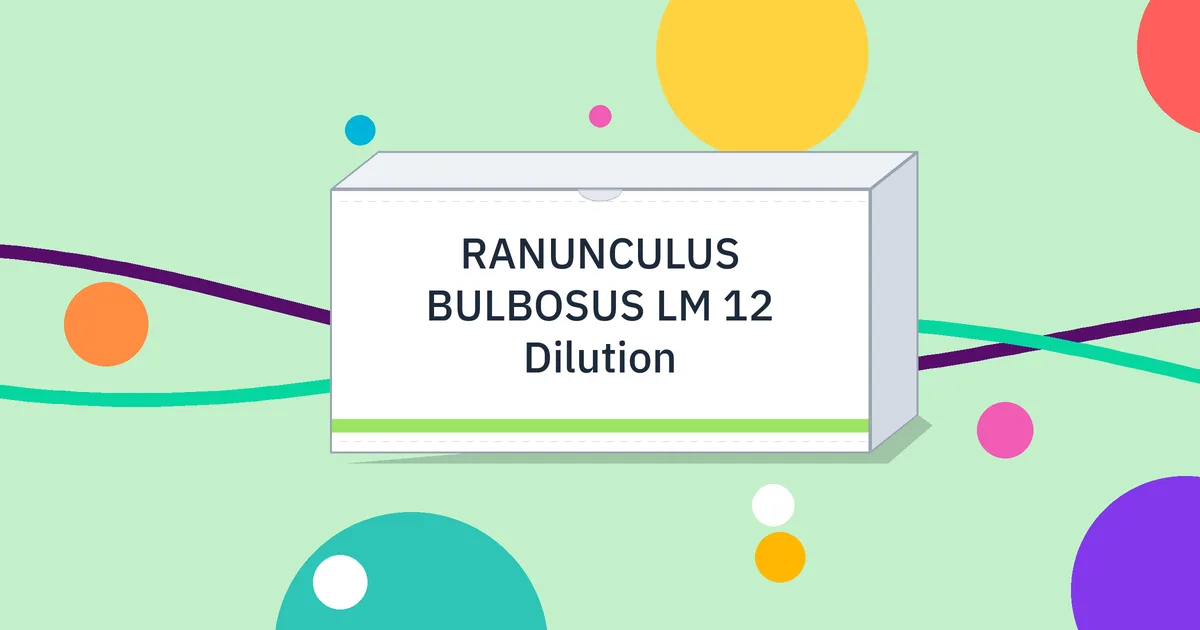 Symbolbild: Packung mit der Aufschrift RANUNCULUS BULBOSUS LM 12 Dilution (PZN 09649771) – Verfügbarkeit und Bezug in Apotheken in Frankfurt am Main