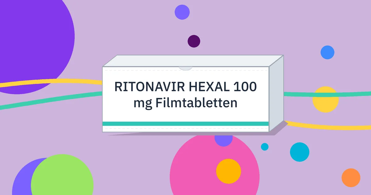 Symbolbild: Packung mit der Aufschrift RITONAVIR HEXAL 100 mg Filmtabletten (PZN 14139546) – Verfügbarkeit und Bezug in Apotheken in Frankfurt am Main