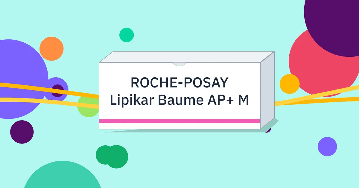 Symbolbild: Packung mit der Aufschrift ROCHE-POSAY Lipikar Baume AP+ M (PZN 16349147) – Verfügbarkeit und Bezug in Apotheken in Frankfurt am Main